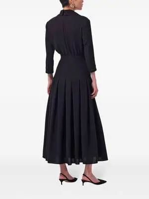 Carolina Herrera Pleated Maxi Dress