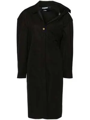 Jacquemus La Robe Chemise Midi Dress - Black