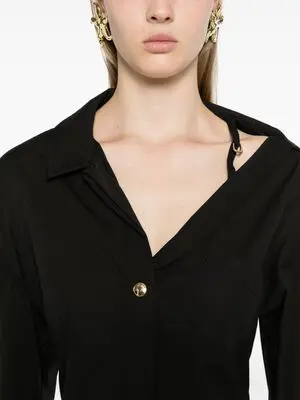 Jacquemus La Robe Chemise Midi Dress - Black