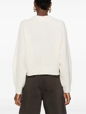 Brunello Cucinelli Sequin-embellished Knitted Jumper - Neutrals