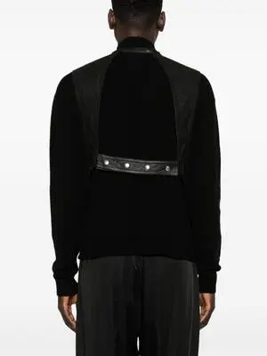 Rick Owens Leather Gilet - Black