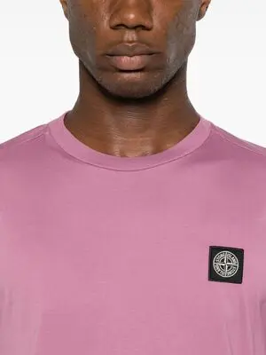 Stone Island Compass-patch Cotton T-shirt