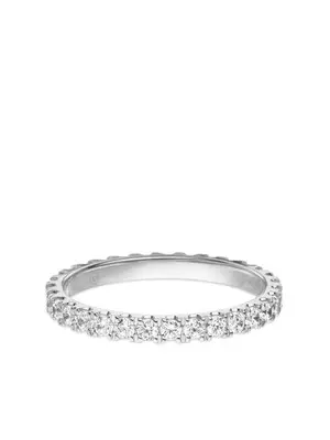 VEYNOU 18kt Recycled White Gold Diamond Ring - Silver
