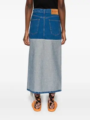 Marni Organic Cotton Denim Skirt
