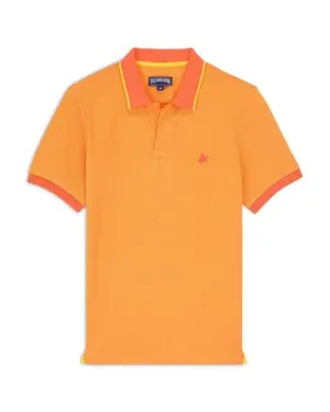 Vilebrequin Palan Classic Fit Cotton Pique Polo Shirt - Maize