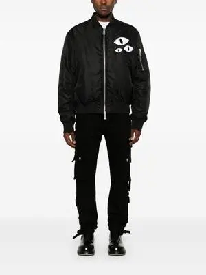 CHARLES JEFFREY Eye-patch Padded Bomber Jacket