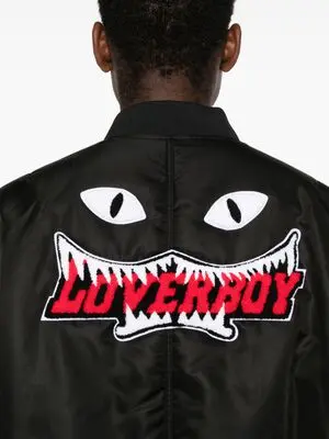 CHARLES JEFFREY Eye-patch Padded Bomber Jacket