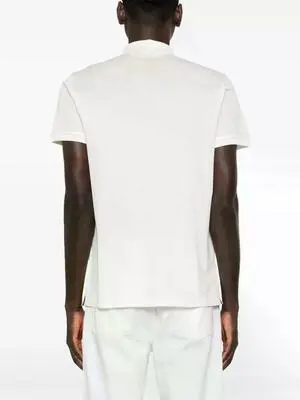 Ralph Lauren Purple Label Logo-embroidered Piqué Polo Shirt - Neutrals