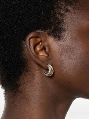 SWAROVSKI Hyperbola Hoop Earrings - Silver