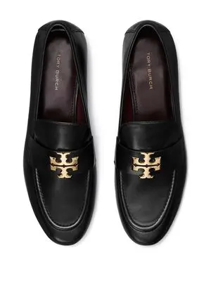 Tory Burch Eleanor Logo-plaque Loafers - Black