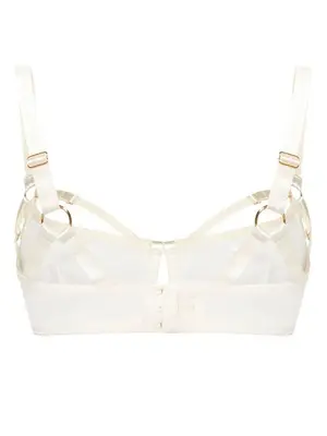 BORDELLE Bondage Belle Mesh Bra - Neutrals