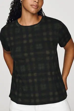 Sanctuary The Perfect Tee - Forest Plaid