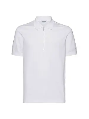 FERRAGAMO Cotton Polo Shirt - Optic White