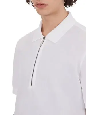 FERRAGAMO Cotton Polo Shirt - Optic White