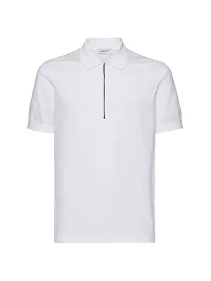 FERRAGAMO Cotton Polo Shirt - Optic White