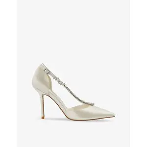 DUNE Devotional Satin Heeled Courts