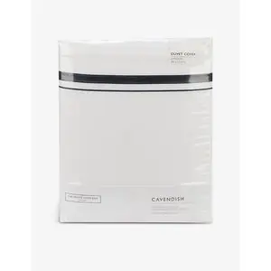 THE WHITE COMPANY Cavendish Egyptian Cotton Duvet Cover Double White/black