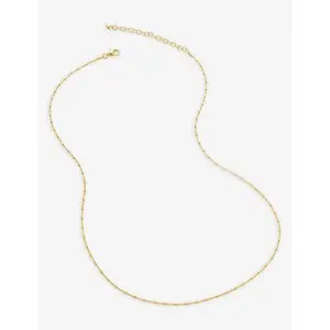 Monica Vinader 18ct Gold-plated Vermeil Sterling Silver Station Chain Necklace - Yellow Gold