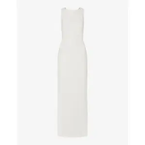 Whistles Tie Back Slim-fit Maxi Dress - Cream