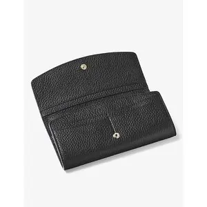 ASPINAL OF LONDON Essential Foiled-branding Pebbled-leather Purse