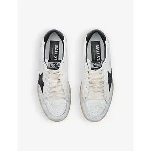 GOLDEN GOOSE Ball Star 10283 Leather Low-top Trainers - White/blk