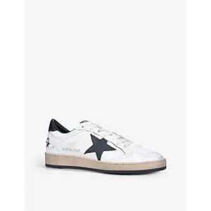 GOLDEN GOOSE Ball Star 10283 Leather Low-top Trainers - White/blk