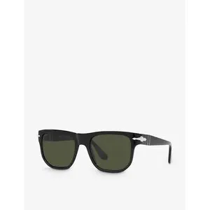 Persol Po3306s Pillow-frame Sunglasses - Black