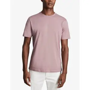 REISS Bless Crewneck Cotton-jersey T-shirt