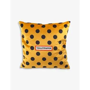 SELETTI Sh*t Graphic-print Woven Cushion Cover 50cm X 50cm - One-color