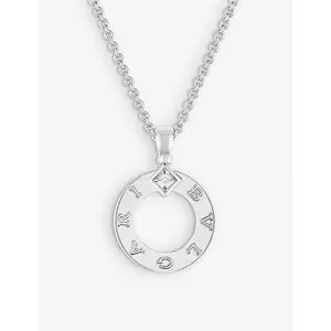BVLGARI 18ct White-gold And Diamond Pendant Necklace - White Gold