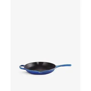 LE CREUSET Signature Round Cast-iron Skillet 23cm 23cm Azure Blue
