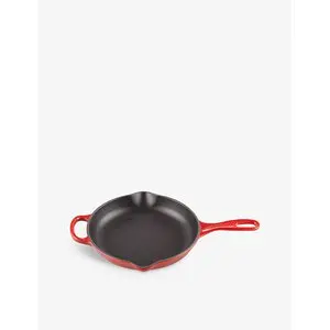 LE CREUSET Signature Round Cast-iron Skillet 23cm 23cm Cerise