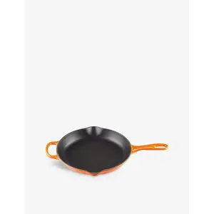 LE CREUSET Signature Round Cast-iron Skillet 23cm 23cm Volcanic