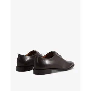 REISS Mead Lace-up Formal Leather Shoes - Dark Brown