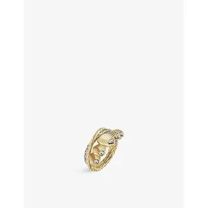 CARTIER Grain De Café 18ct Gold And Diamond Ring - Yellow Gold