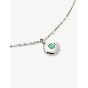 Monica Vinader May Birthstone Necklace - Sterling Silver