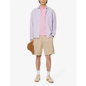 Polo Ralph Lauren Short-sleeved Logo-embroidered Custom-fit Cotton-piqué Polo Shirt - Carmel Pink