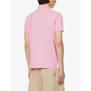 Polo Ralph Lauren Short-sleeved Logo-embroidered Custom-fit Cotton-piqué Polo Shirt - Carmel Pink