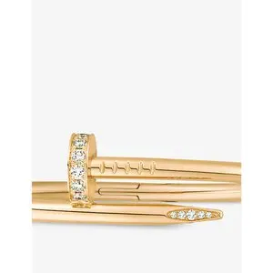 Cartier 18ct Yellow- And Diamond Juste Un Clou Bracelet - Gold
