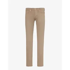 FRAME L'homme Slim Tapered-leg Stretch-denim Jeans - Garage Grime