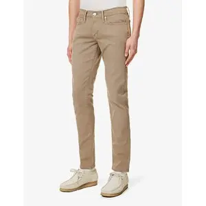 FRAME L'homme Slim Tapered-leg Stretch-denim Jeans - Garage Grime