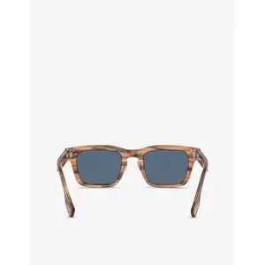 Burberry Be4403 Rectangle-frame Sunglasses - Brown