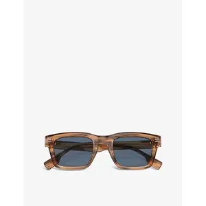 Burberry Be4403 Rectangle-frame Sunglasses - Brown