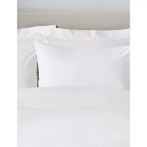 THE WHITE COMPANY Savoy Cotton Flat Sheet - White