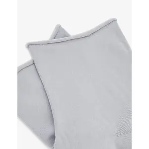 Falke Cotton Touch Rolled-cuff Socks - 3290 Silver