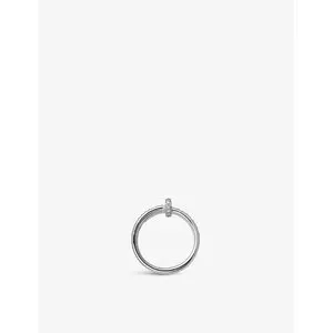 Cartier Juste Un Clou 18ct White-gold Diamond-paved Double Ring