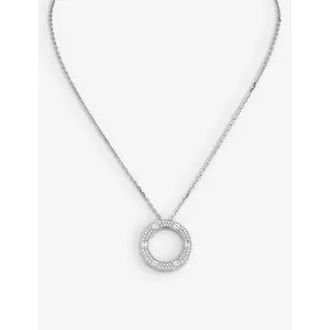 Cartier Love 18ct White-gold Diamond Necklace - One-color