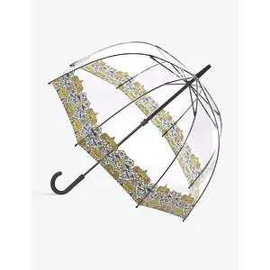 FULTON X Morris & Co Floral-print Birdcage Umbrella - Lodden