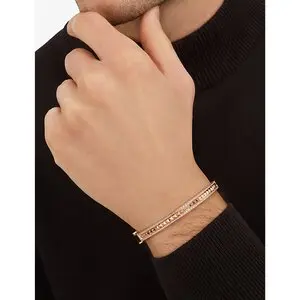 BVLGARI B.zero1 18ct Diamond Bracelet - Rose Gold
