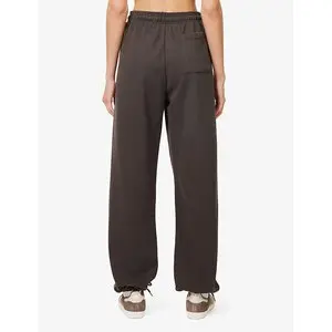 ADANOLA Logo-embroidered Straight-leg Jogging Bottoms - Coffee Bean